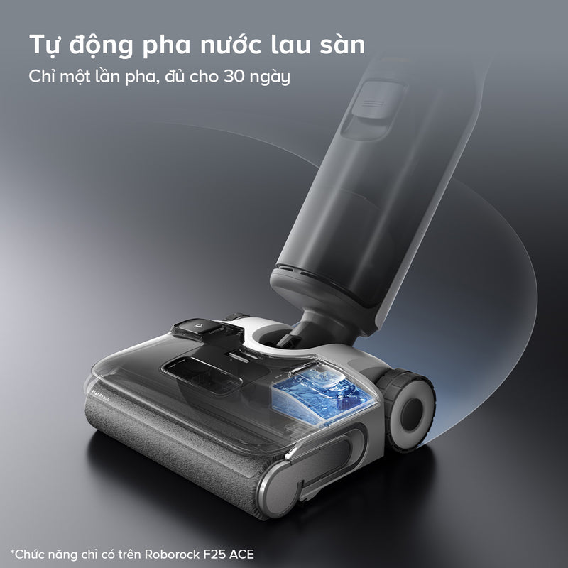 Roborock F25 ACE | Lực hút 20.000 Pa & Bàn Chải Xoay 70° – Roborock Vietnam